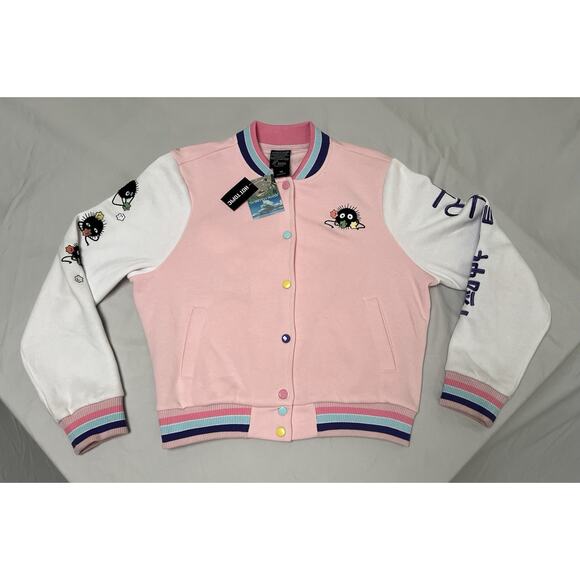Hot Topic | Jackets & Coats | Spirited Away Medium Pink Varsity Jacket ...